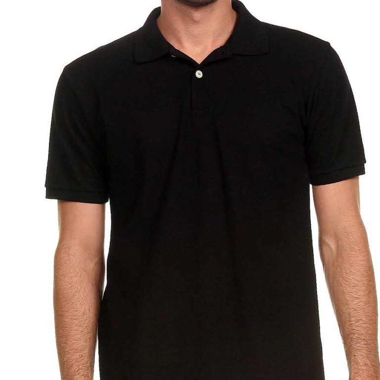 Camisa Polo Preta Lisa – Oficina do Abadá